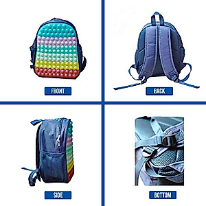 Best Life Large Pop It Backpack 12.4”X 9.6” X 5.8” Pink