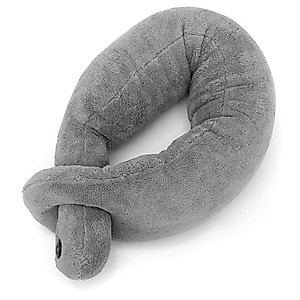 Vibrating Massage Pillow Neck Pillow Portable Neck Massage Soft Touch Breathable Neck Cushion Relieve Stress Pillow for Office Home Travel