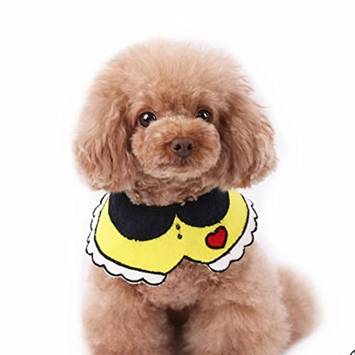 Balacoo Neckerchief Bandana Adjustable Triangle Small Necktie Yellow Dog Scarfs Saliva Washable Medium for Fashion Puppy Cat S Pet Bibs Size Bib Cute Towel Kitten//Puppy Kitten