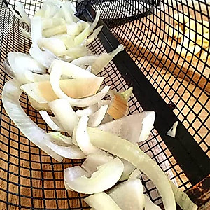 Darzheoy Stainless Steel Barbecue Cooking Grill Grate - 1PC Grill Baskets for Outdoor Grill, Vegetable Grill Basket, Portable Outdoor Camping BBQ Rack (20CM)