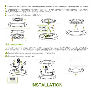 ASD LED 5" Round Flush Mount Light | 10W 720LM 3000-5000K 120V | 3CCT, Dimmable, Ultra Slim, ETL Listed | Thin Surface Lamp, Bedroom Ceiling Lighting | Bronze, 6 Pack