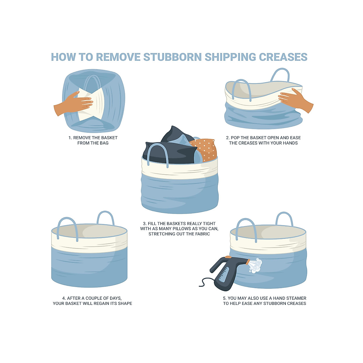 OrganiHaus Black Large Woven Basket for Storage 20x13 | Big Basket for Blankets for Living Room | Round Laundry Basket & Blanket Holder for Bedroom | Boho Blanket Basket | Pillow Basket & Toy Basket