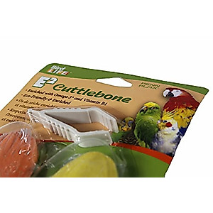 Penn-Plax Bird-Life Flavored E2 Cuttlebone 2 Pack – Mango and Banana – Great for All Birds