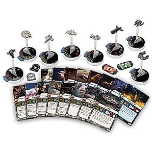 Star Wars: Armada Rogues and Villains EXPANSION PACK - Notorious Heroes & Infamous Villains! Tabletop Miniatures Strategy Game, Ages 14+, 2 Players, 2 Hour Playtime, Made by Atomic Mass Games