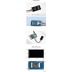 1.9inch LCD Display Module, IPS Screen, Embedded ST7789V2 Driver Chip, Using SPI Interface,170×32,262K Colors