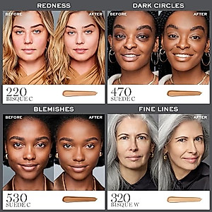 Lancôme Teint Idole Ultra Wear All Over Full Coverage Concealer - Natural Matte Finish & Lightweight Under Eye Concealer - Up To 24H Wear - 215 Buff Neutral