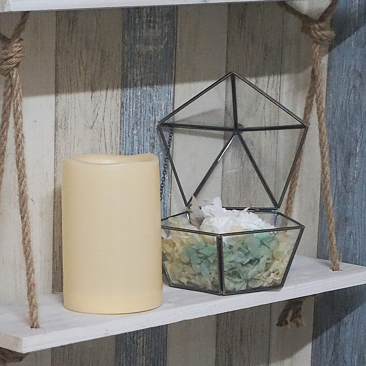 1 Pack Waterproof Outdoor Flameless Candle with Remote Large 4” x 6” Battery Operated Electric LED Pillar Candle for Gift Home Décor Party Wedding Supplies Garden Halloween Christmas Decoration