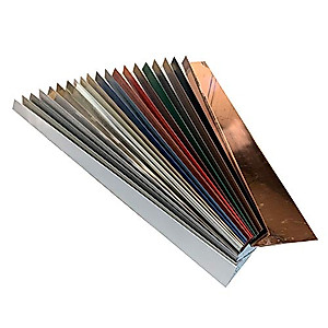 Eagle 1-26 Gauge 5 Foot Rain Diverter - Nails and Instructions Included (Mill Finish Aluminum, Copper, Galvanized, Stainless Steel & More) (1, Brown)