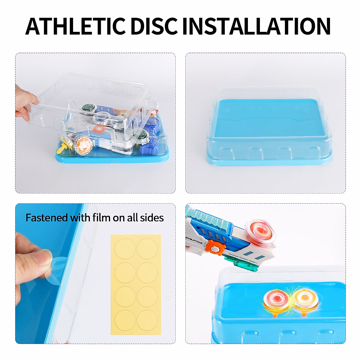 Bey Battling Top Burst Gyro Toy Set with Beystadium, 8 Spinning Top Burst Gyros 2 Toy Launchers Combat Battling Game Gifts for Boys Children Kids Ages 6+