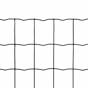 Euro Fence Steel,Safety Fence Garden,Fence Garden Netting Euro Fence Steel Green Outdoor Residential Fencing for Yard Garden,Farm 82ft x 2.6ft Green