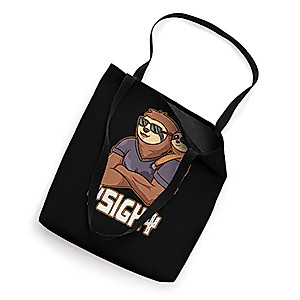 Sigh Sarcastic Dad Sarcasm Daddy Funny Parents Tote Bag