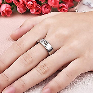 HUASAI 4Pcs Crown Tungsten Rings Set for Couples King Queen Promise Wedding Engagement Jewelry (7)