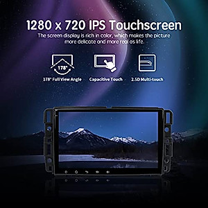 ViaBecs Android 10.0 6GB 128GB Wireless Apple Play Car Stereo Bluetooth for Chevy Silverado Tahoe GMC Sierra Yukon Buick Enclave 2008-2012 Car Radio Touchscreen Head Unit DSP 48-EQ GPS 5GHz Wifi FM/AM