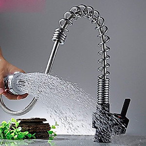 SJQKA-Kitchen faucet, kitchen faucet, black kitchen pull,