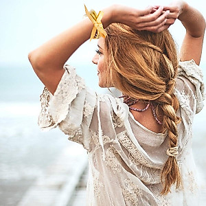 Alphatool Glitter Jelly Bangles Bracelets for Women - Soft Silicone Glitter Filled Bracelet, Bowknot Sparkling Fashion Bangles for Ladies, Girls Lightweight Cute (10 Pack, Gold & Sliver)