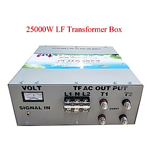RuiCheng 100000 Watt Peak 25000 Watt Low Frequency Split Phase Pure Sine Wave Power Inverter 48 V Dc Input / 110 V,220 V Ac Output 60 Hz Frequency with 110V Charger & 3.5" LCD Display Box