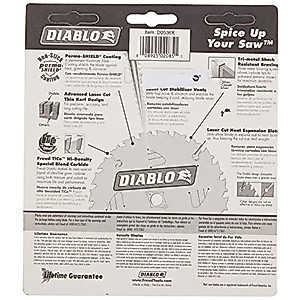 Freud D0536X Diablo 5-3/8-Inch 36 Tooth ATB Finish Cordless Trim Saw Blade