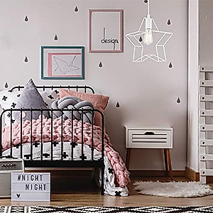 Globe Electric Novogratz x Globe Leo 1 Light, 60770, White Star Pendant