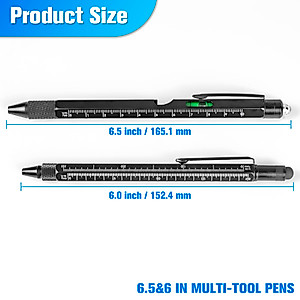 UYYE Stocking Stuffers for Men, Multi-Tool 2pc Pen Set,9 in 1 and 6 in 1 Multitool Pen, Cool Gadgets for Men, for Men Dad Him, Tech Gifts, Tactical Pen, Black