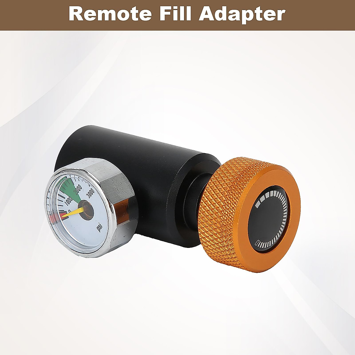 Pilipane CO2 case Refill Adapter Connector Kit, CO2 Adapter for soda stream Water Maker with 3000psi Pressure Gauge, Soda Water Cylinder CO2 Refill Connector Adapter Accessories