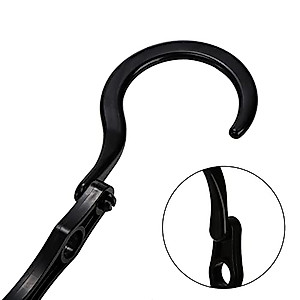 Tosnail 25 Pack Plastic Magic Hangers, Space Saving Hangers, Hanger Hooks Organizer, Smart Closet Organizers and Storage for Home, Apartment, Bedroom, Dorm Room Essentials