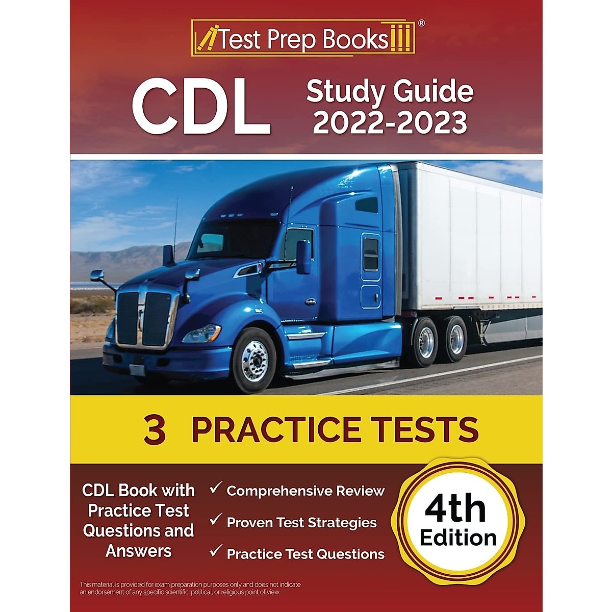 CDL Study Guide 2022-2023: CDL Book with Practice Test Questions and Answers [4th Edition]