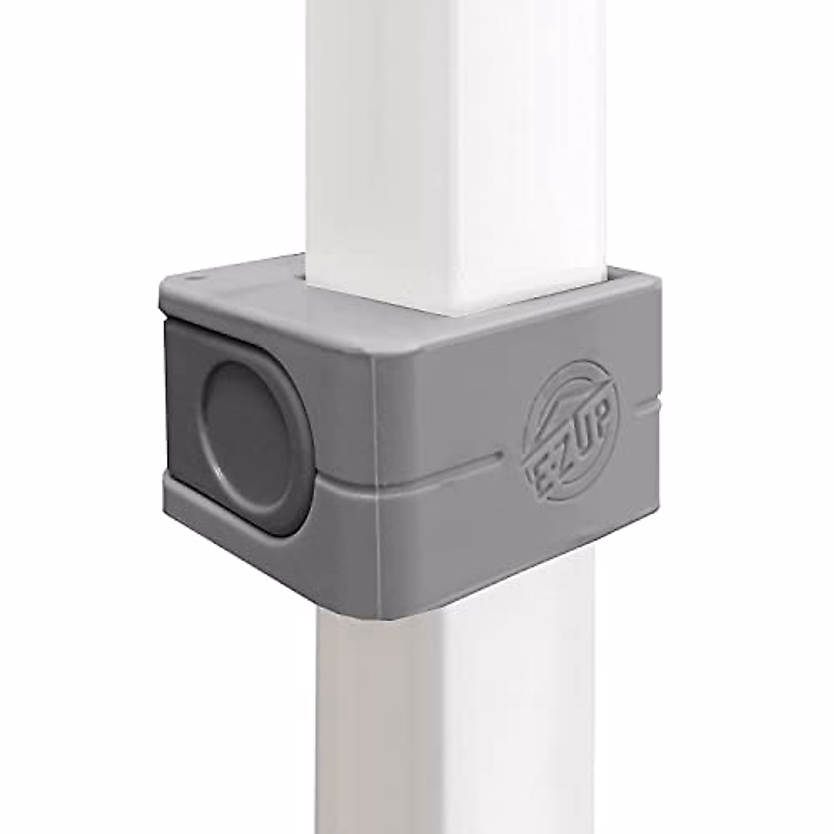 E-Z UP Sprint 10' X 10' Shelter with Geo Print, Aqua Top, and White Frame