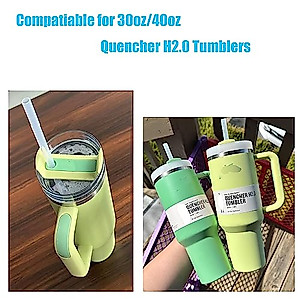 2 Set Spill Proof Stoppers Compatible For Stanley H2.0 40oz & 30oz Tumbler, Slicone Leak Stopper For H2.0 Quencher Cups, Leakproof Seal Set Stanley Cup Accessories