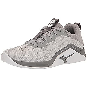 Mizuno TS-01 Women's Cross Trainer, Grey-White, 6.5