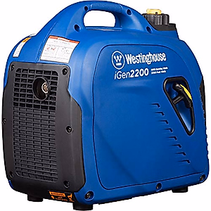 Westinghouse Outdoor Power Equipment 2200 Peak Watt Super Quiet & Lightweight Portable Inverter Generator, Gas Powered, Parallel Capable, Long Run Time