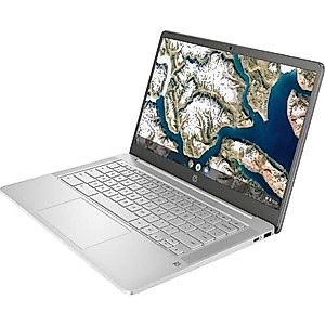 HP Chromebook 14a-na1000 14a-na1043cl 14" Chromebook - Full HD - 1920 x 1080 - Intel Celeron N4500 Dual-core (2 Core) - 4 GB Total RAM - 4 GB On-Board Memory - 64 GB Flash Memory - Mineral Silver