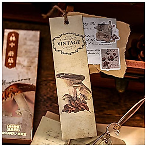 Vintage Natural Style Forest Story Series Bookmarks (Mushrooms)