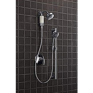 Kohler 30646-CP Aquifer Shower Water Filtration System, Reduce Chlorine, Includes Filter Replacement, Polished Chrome