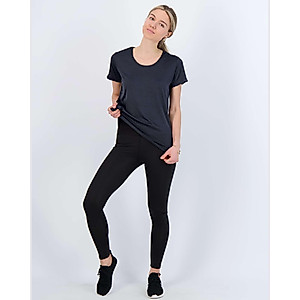 Real Essentials Womens Plus Size Just My Quick Dry Fit Dri Fit Active Wear Yoga Workout Athletic Tops Running Gym Exercise Ladies Short Sleeve Crew Scoop Neck Tees T-Shirt, Set 1, 2X, Pack of 5