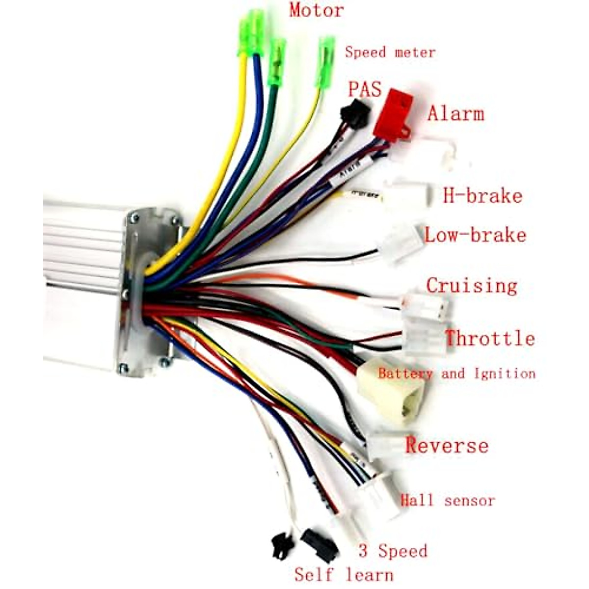 EGGPOD Bike Fender 48V/60V 500W/600W 30Amax BLDC Motor Controller Electric Bike Tricycle Controller Driver Mud Guards