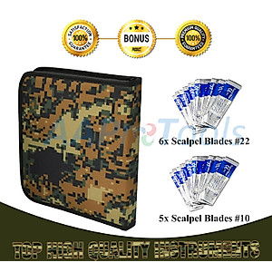 AAProTools 24 PC U.S. Army Style Surplus Emergency Survival Kit - Bleed Contol Kit - First Aid Kit - Zipper Pouch MLT-02