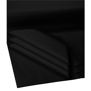 Flexicore Packaging | Gift Wrap Tissue Paper | Size: 15x20 | Acid Free (Black, 100 Sheets)
