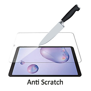 Orzero (2 Pack) Tempered Glass Screen Protector Compatible for Samsung Galaxy Tab A 8.4 (2020) SM-T307, 9 Hardness HD Anti-Scratch Full-Coverage Bubble Free
