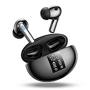 Wireless Earbuds Bluetooth 5.3, Noise Cancelling Earbuds Bluetooth Headphones, LED Power Display with Mic in-Ear Ear Buds with Charging Case Wireless Earbuds for iPhone/Samsung/Android Phone Earpods
