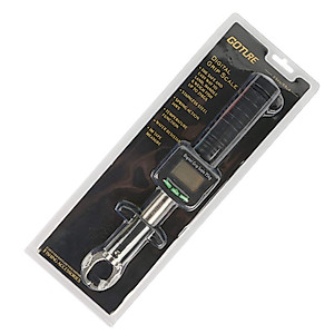 Yogayet Fish Lip Gripper with Digital Scale, 50lb/25kg Loading Capacity Fish Lip Grip,Water-Resistant Lip Grip with Tape Measure, Stainless Steel Fish Lip Grabber Fish Gripper Fishing Sale