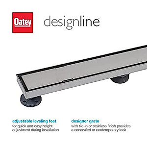 Designline 24 in. Stainless Steel Linear Shower Drain Tile-in Grate