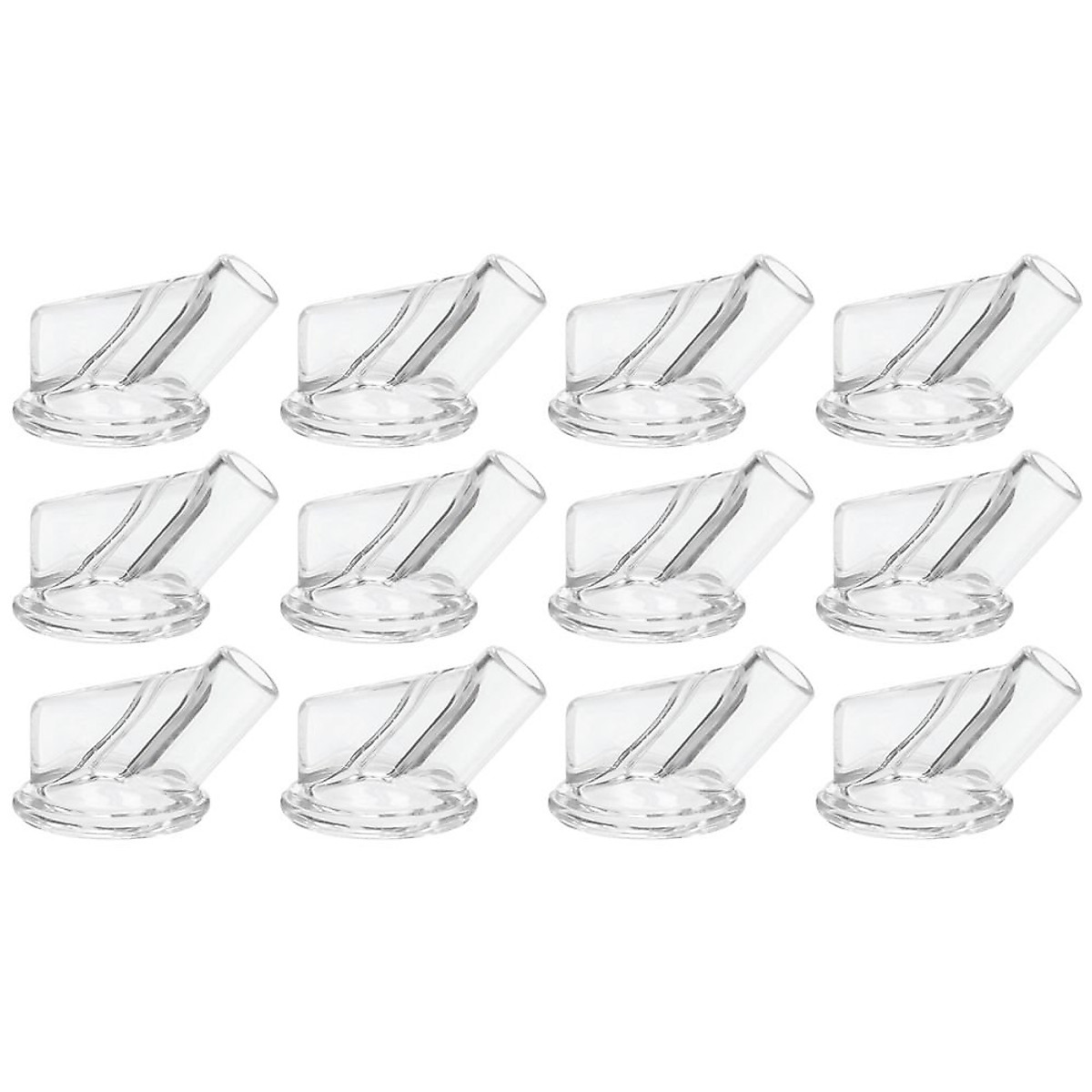 Carlisle FoodService Products Stor N' Pour Bottle Spouts Pour Spouts for Bar, Kitchen, and Restaurants, Plastic, 1.25 x 1.5 Inches, Clear, (Pack of 12)