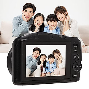 Kafuty-1 4K Digital Camera,HD 48MP Video Camera Digital Vlogging Camera with 3.2in IPS Screen,16X Digital Zoom Vlogging Camera,with 3.5mm External Microphone Port