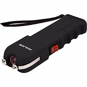 POLICE Stun Gun with LED Flashlight - 928 (Black)