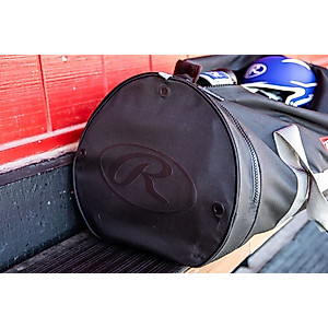 Rawlings | THROWBACK Duffle Equipment Bag | Baseball/Softball | Black