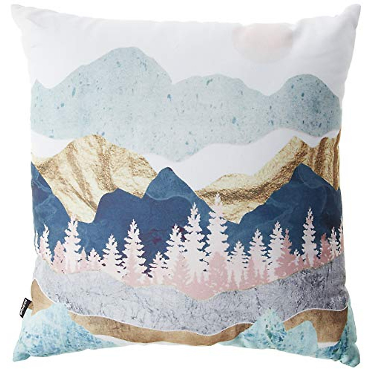 Society6 Space Frog Designs Summer Vista Indoor Throw Pillow, 16"x16", Multi