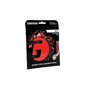 GAMMA Jet 17 Tennis String Set Red