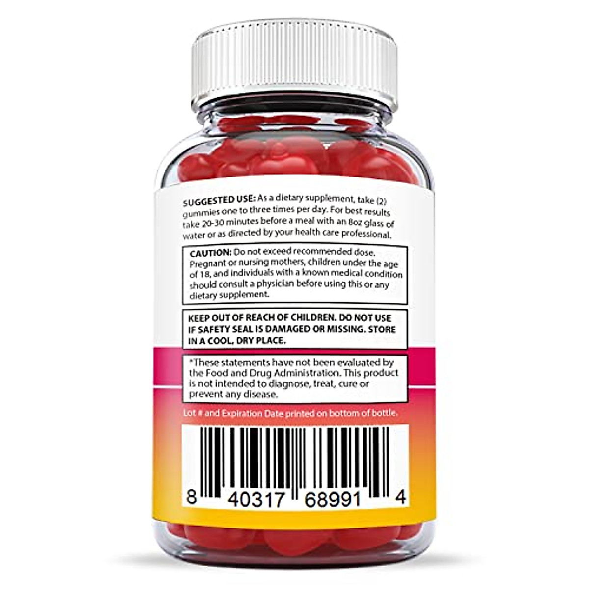 Justified Laboratories Try Quick Keto ACV Gummies 1000MG with Pomegranate Juice Beet Root B12 60 Gummys