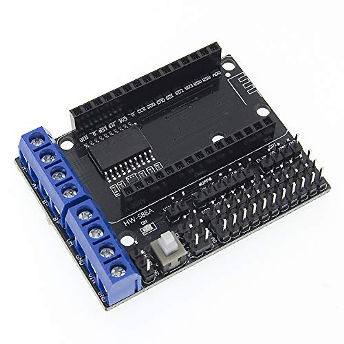 Davitu Motor Driver - ESP8266 L293D NodeMCU Motor Shield Board 2-Channel High Power H-Bridge l293d ESP-12E Drive Module For Car Remote