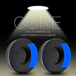 Virtuoso XT Cooling Gel Earpads Replacement for Virtuoso XT Headset - Thicker Memory Foam/Breathable Fabric (Hybrid Ice Silk Fabric Cooling Gel)